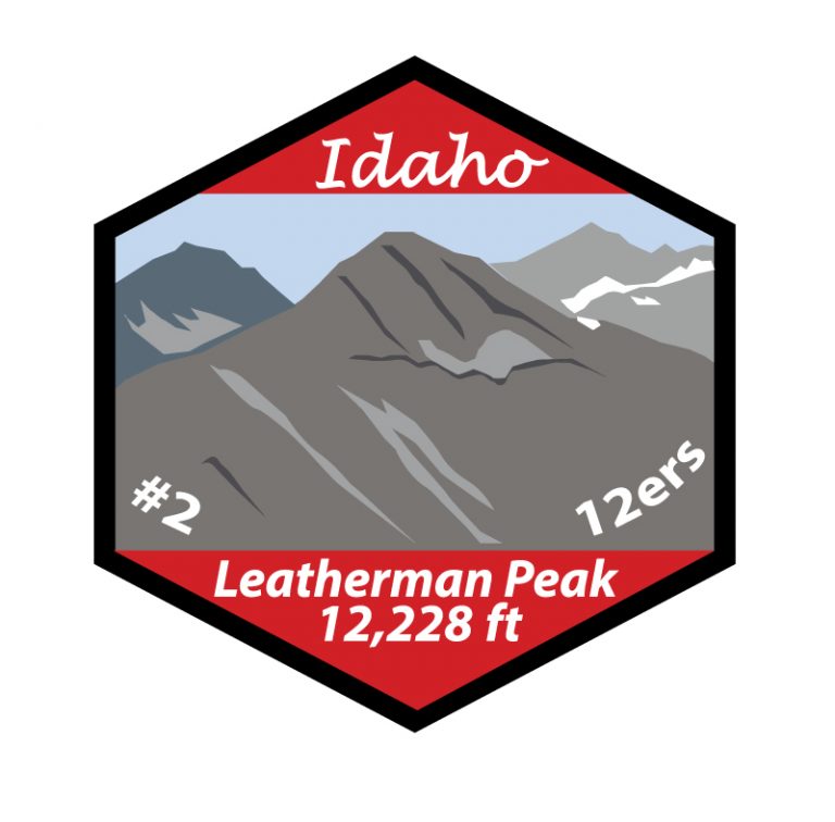 Leatherman Peak Sticker %% Mountain Climbing Patches